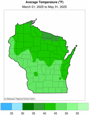 May and Spring 2025 Climate Summary | Wisconsin State Climatology Office