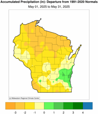 May and Spring 2025 Climate Summary | Wisconsin State Climatology Office