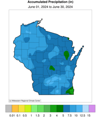 June 2024 Climate Summary | Wisconsin State Climatology Office