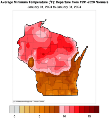 January 2024 Wisconsin Climate Summary | Wisconsin State Climatology Office