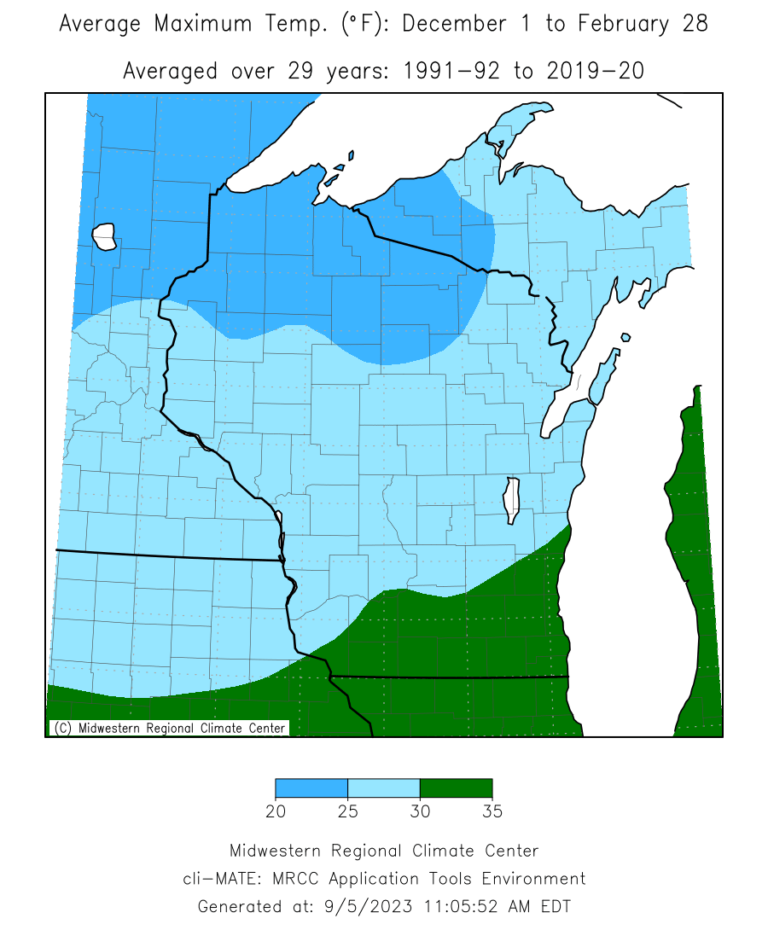 Winter Climate Data | Wisconsin State Climatology Office