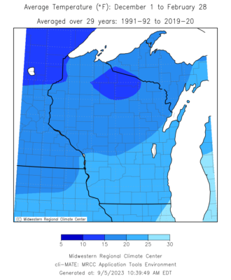 Winter Climate Data | Wisconsin State Climatology Office